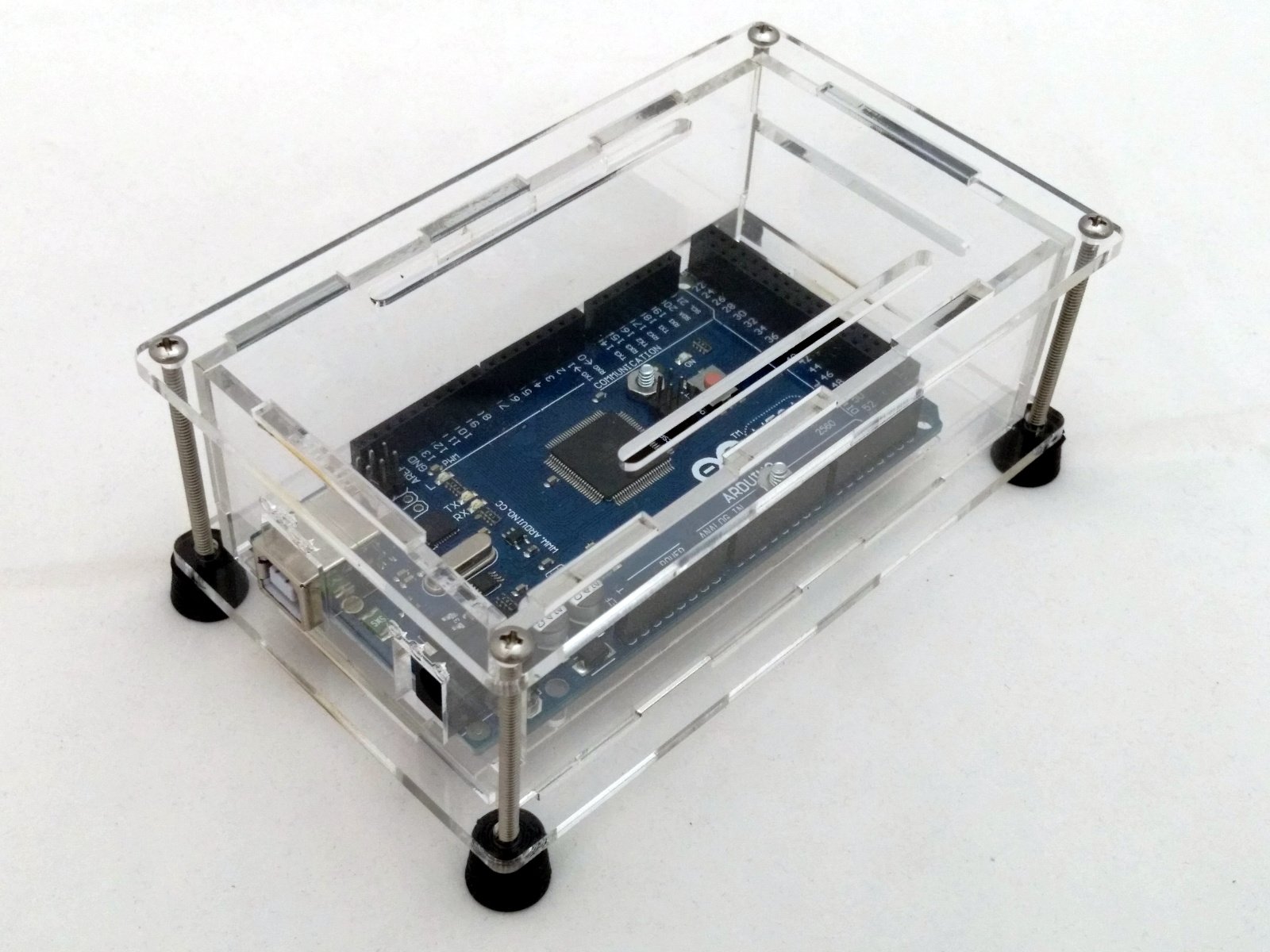 Acrylic Enclosure Kit for Arduino Mega from mjrice on Tindie