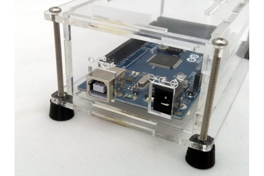 Acrylic Enclosure Kit For Arduino Mega From Mjrice On Tindie