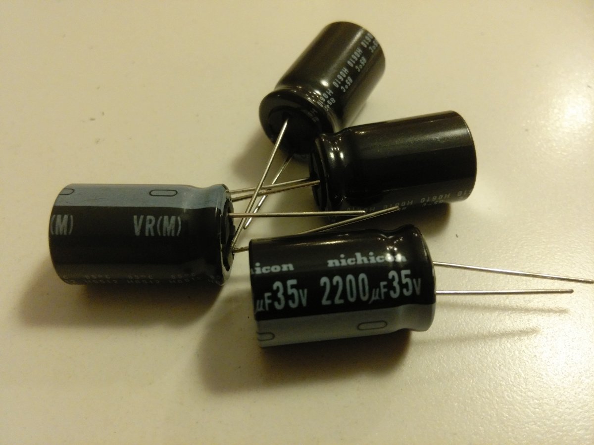 Nichicon 2200uF 35V capacitors (4 pack) from mjrice on Tindie