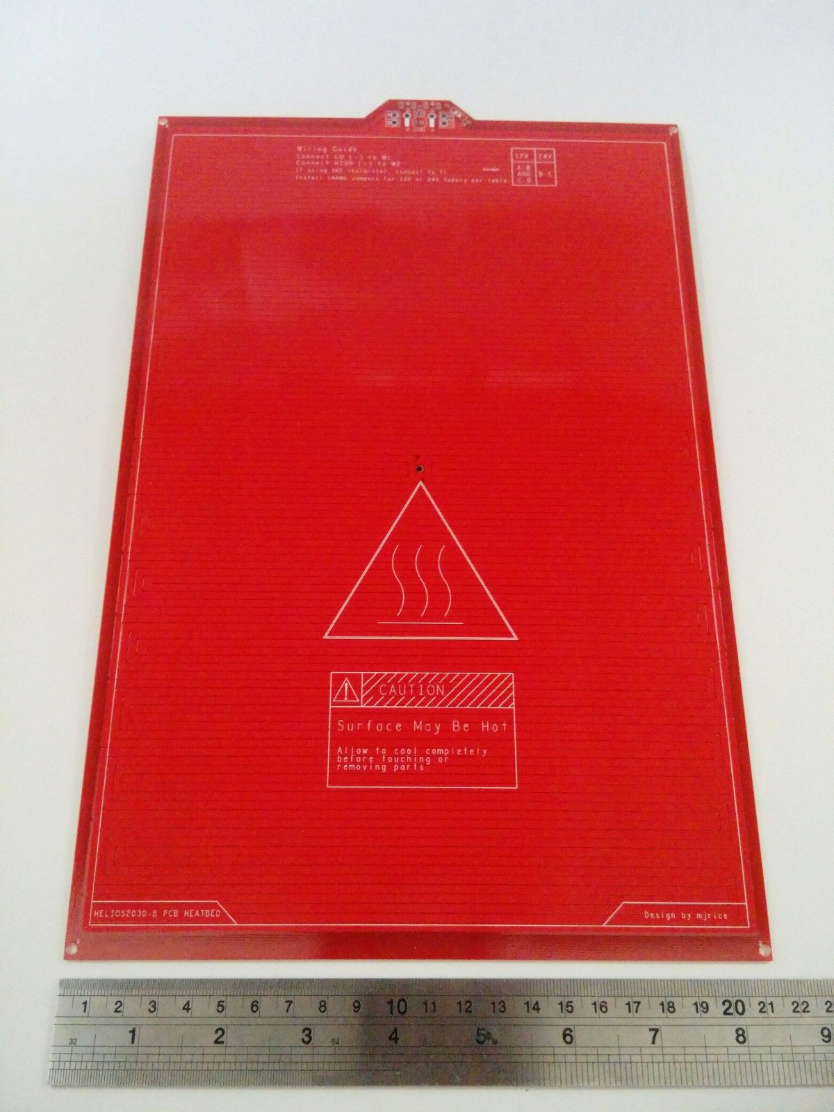 PCB Heatbed for 3D printers 200 x 300mm from mjrice on Tindie