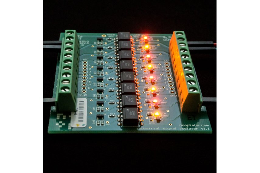 8 ch Opto Isolator board 5-24VDC in 3.3-5VDC out from BarchDesigns on ...