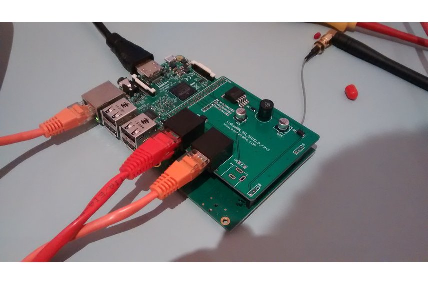 iC880A LoRaWAN PoE adapter for Raspberry PI from marcel on Tindie
