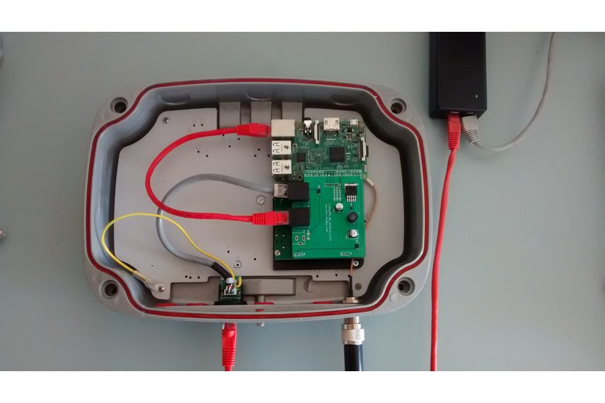 iC880A LoRaWAN PoE adapter for Raspberry PI from marcel on Tindie