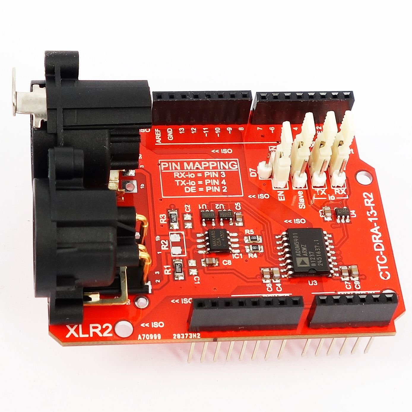 2.5kV Isolated DMX 512 Shield for Arduino - R2 from Conceptinetics on ...