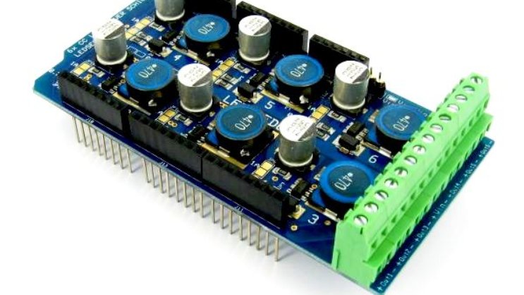 6 Channel LED Shield for Arduino (0,35-0,7-1A) from Conceptinetics on ...
