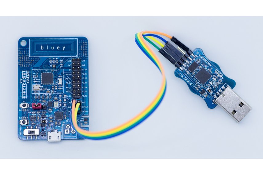 Bluey nRF52832 BLE development board from ElectronutLabs on Tindie