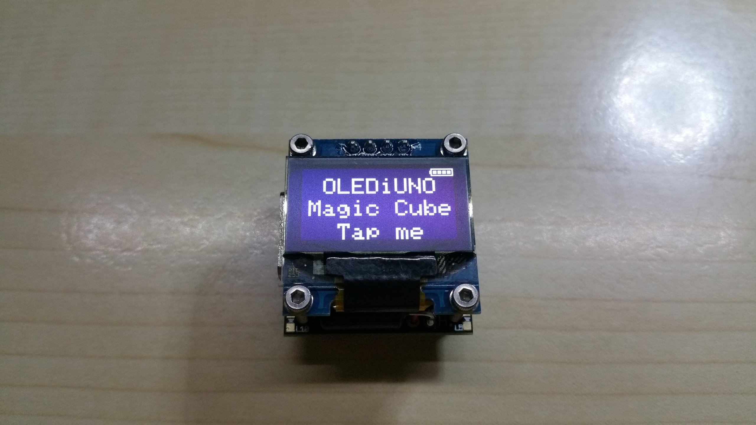 OLEDiUNO Magic Cube, ask me if you want to know it from PhoenixCNC on ...