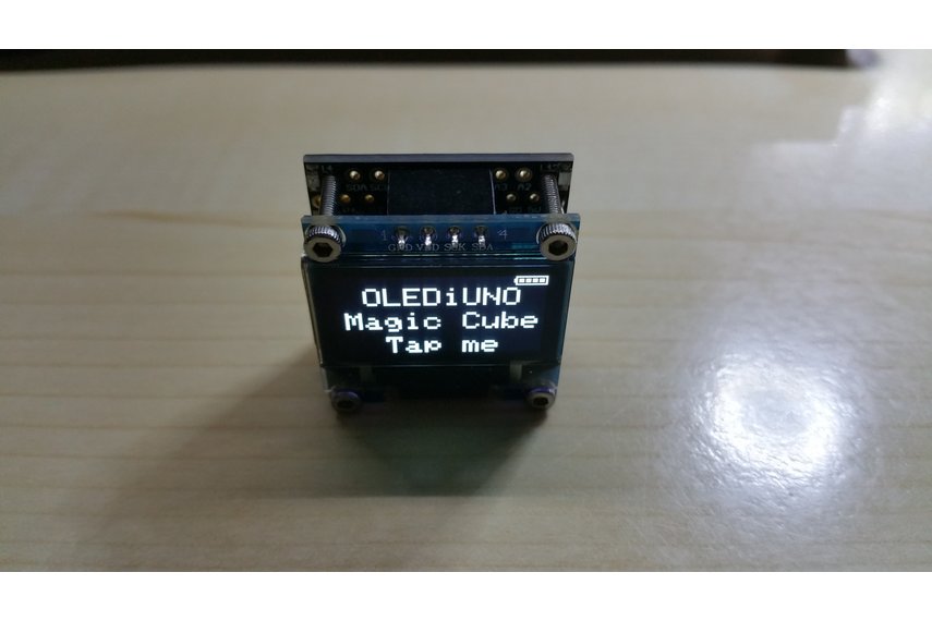 OLEDiUNO Magic Cube, ask me if you want to know it from PhoenixCNC on ...