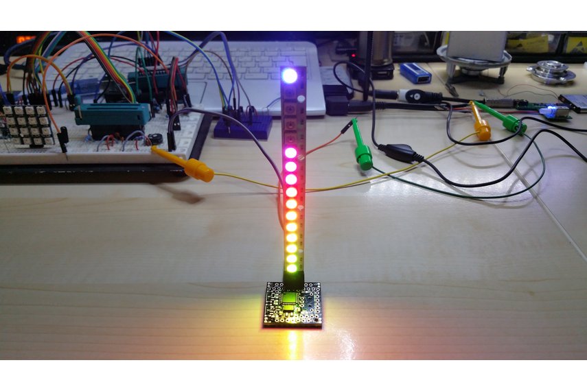 OLEDiUNO Neopixel VU-Meter from PhoenixCNC on Tindie