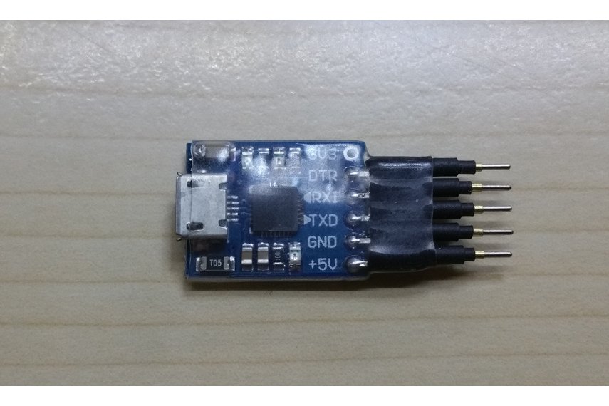 Micro USB to UART TTL adapter with Pogo pins from PhoenixCNC on Tindie