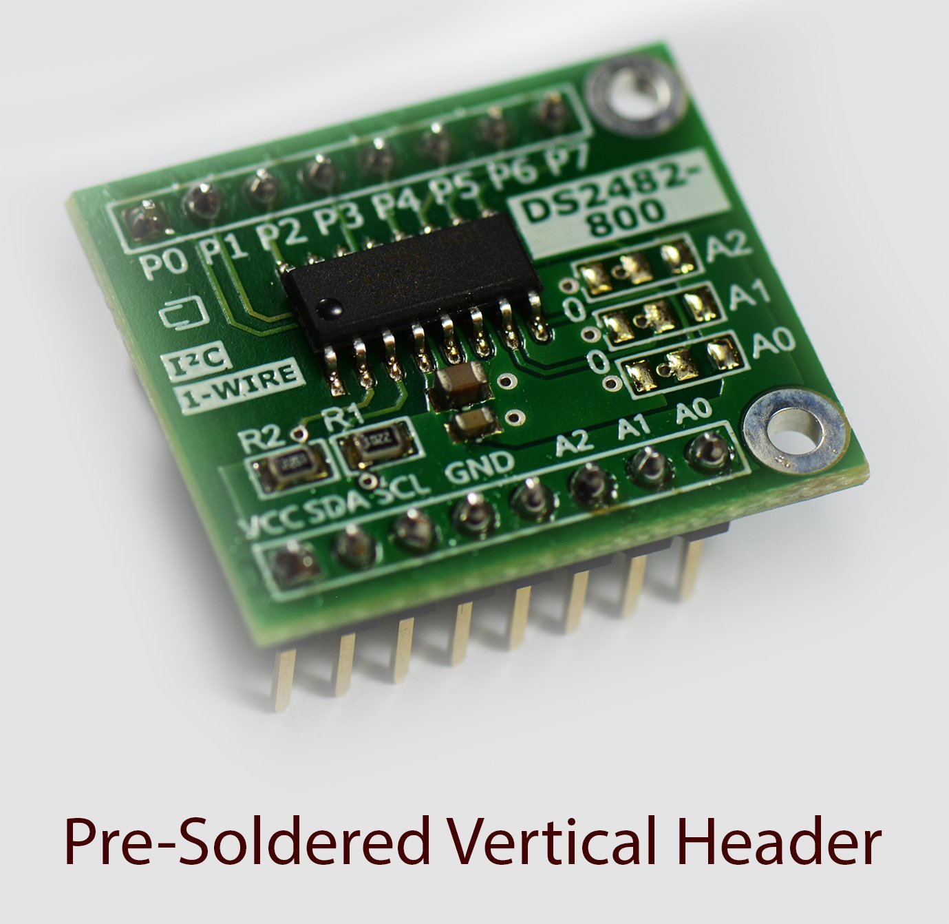 DS2482-800+ I2C to 8-Channel 1-Wire Breakout Board from closedcube on Tindie