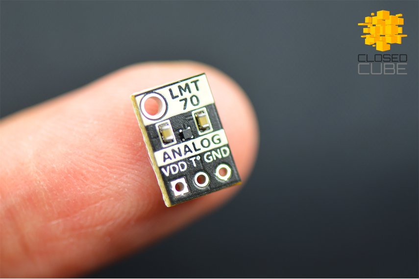 LMT70 ±0.1°C Precision Analog Temperature Sensor from closedcube on Tindie