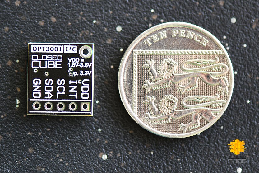 Opt3001 Digital Ambient Light Sensor Breakout From Closedcube On Tindie 