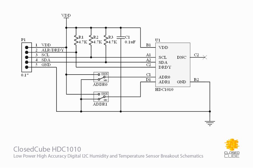 HDC1010 High Accuracy Humidity/Temperature Sensor from closedcube on Tindie HDC1010 High Accuracy Humidity/Temperature Sensor from closedcube on Tindie