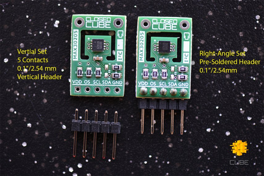 MAX30205 ±0.1°C Human Body Temperature Sensor from closedcube on Tindie