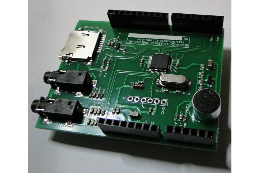 Soundduino Audio Shield For Arduino From Masihvahida On Tindie