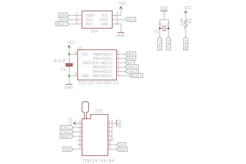 Attiny Programming Adapter From Spaelectronics On Tindie