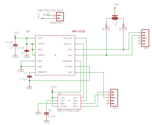 MPU9250 Mini Add-On Shield for Teensy 3.1 from onehorse on Tindie