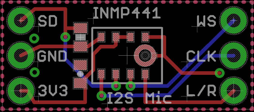 INMP441 I2S Digital Microphone from onehorse on Tindie