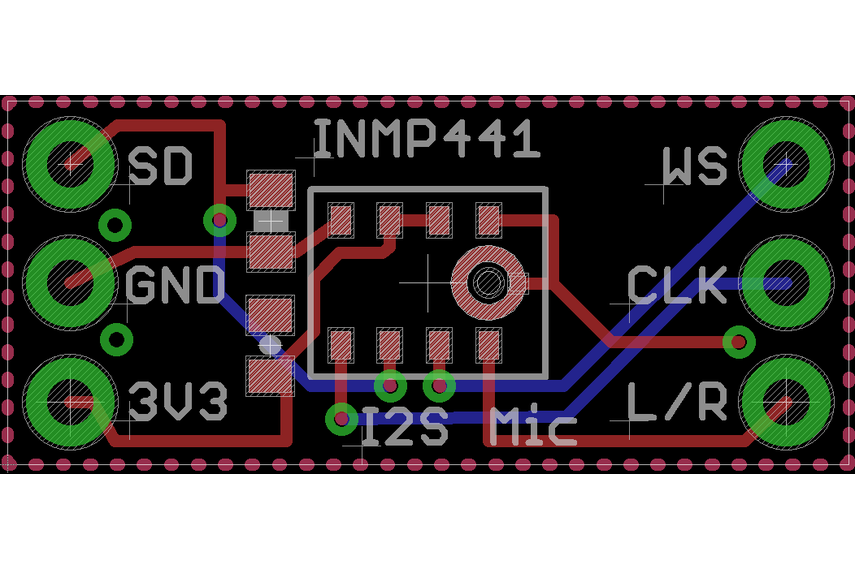 INMP441 I2S Digital Microphone from onehorse on Tindie