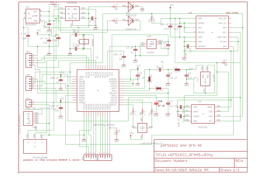 nRF51822 BLE IoT Development Board from onehorse on Tindie