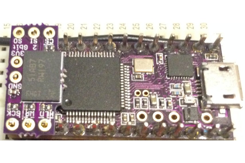 Micron SPI Flash Memory Add-On for Teensy from onehorse on Tindie