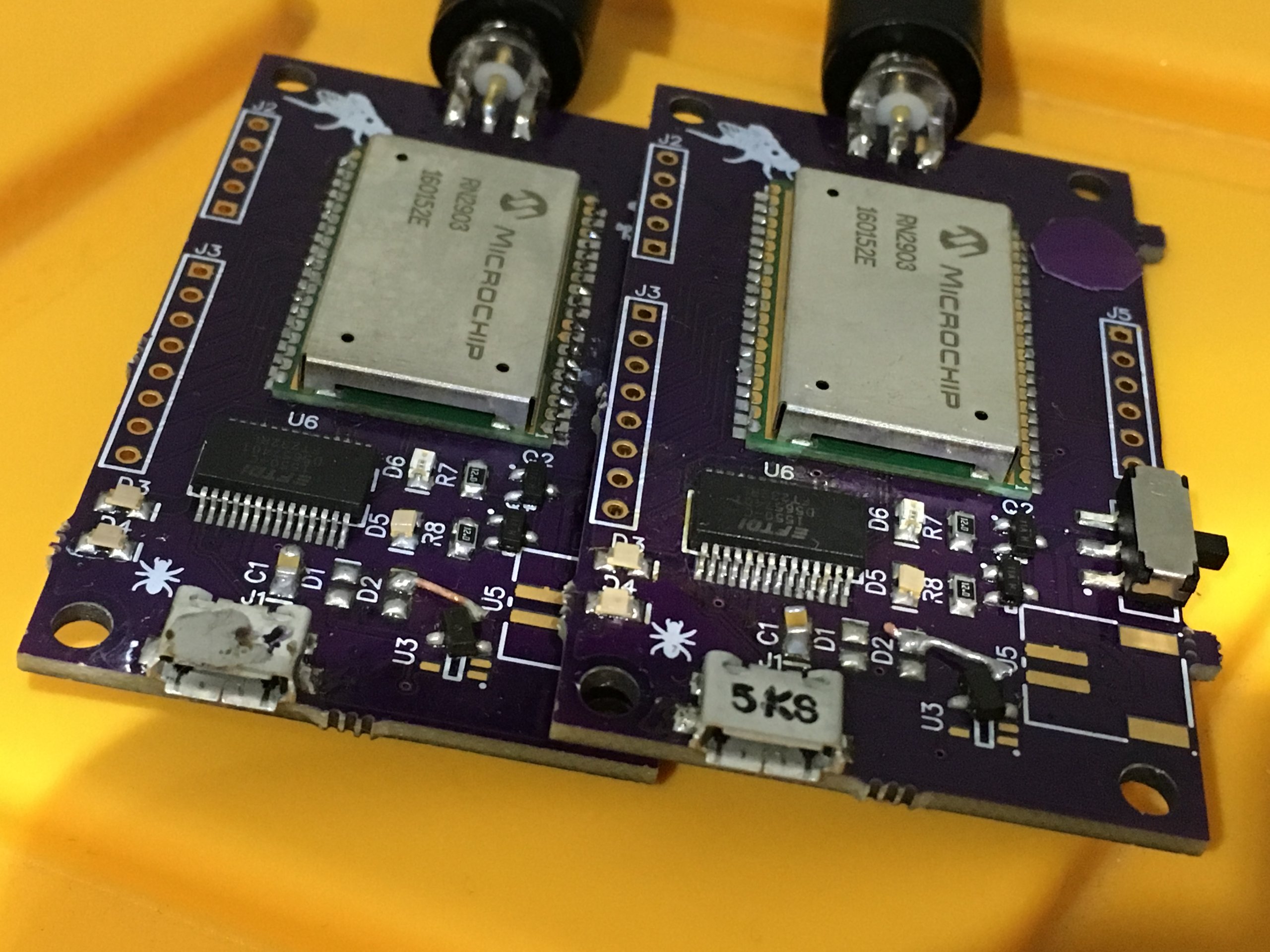 LoRA Development Boards (2 boards) from jose_navarro on Tindie