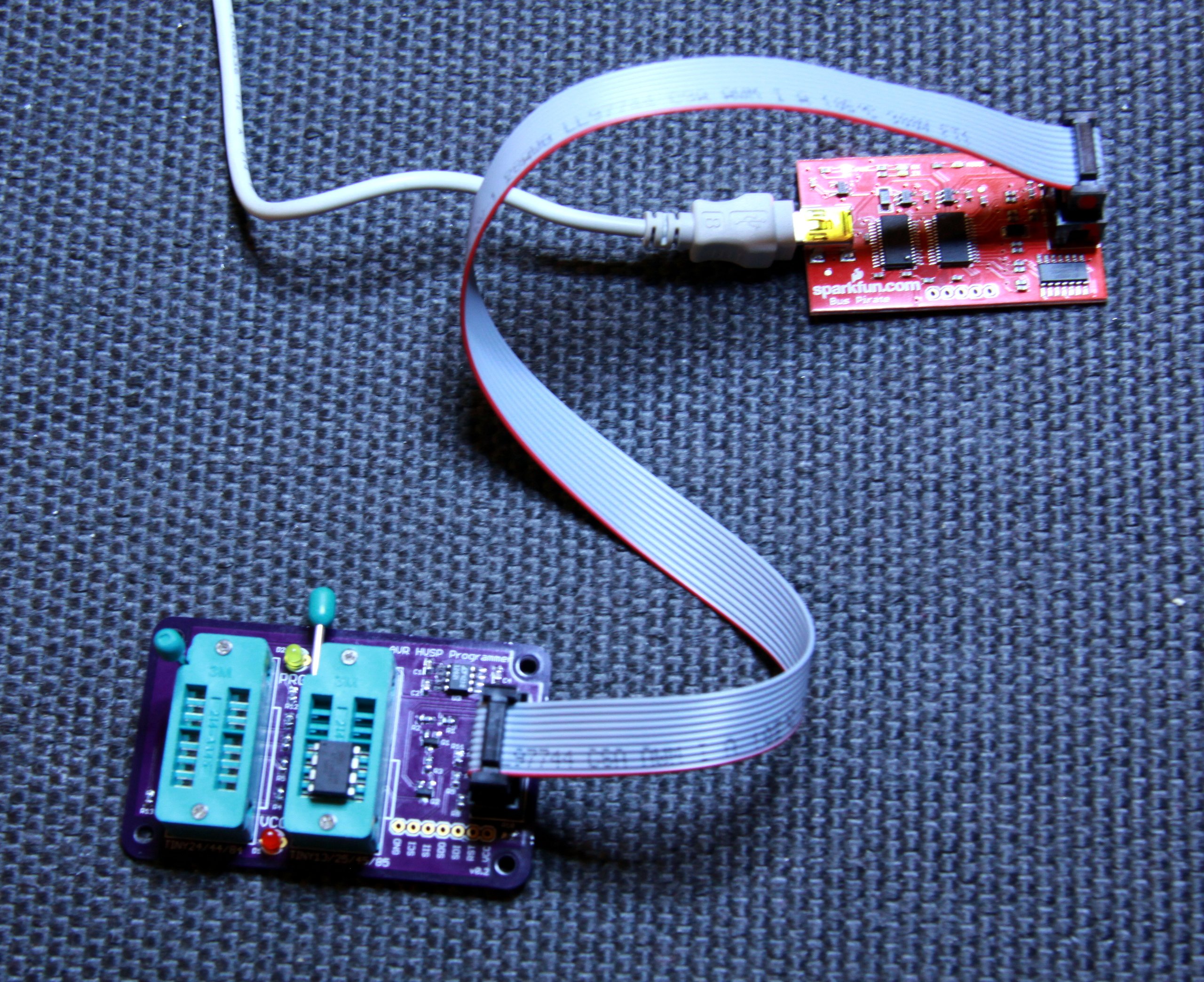 Avr Hvsp Programming Bus Pirate Adapter From Leonerd On Tindie