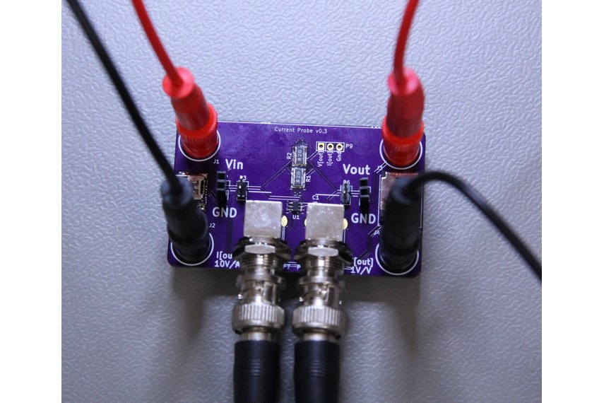 Oscilloscope Current Probe Adapter from leonerd on Tindie