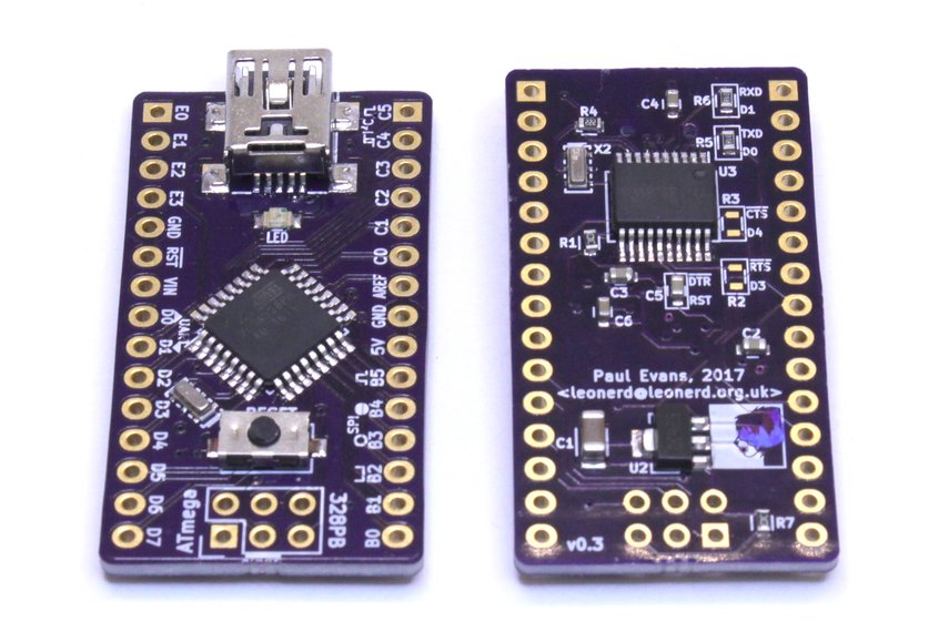 ATmega328PB Development Board from leonerd on Tindie
