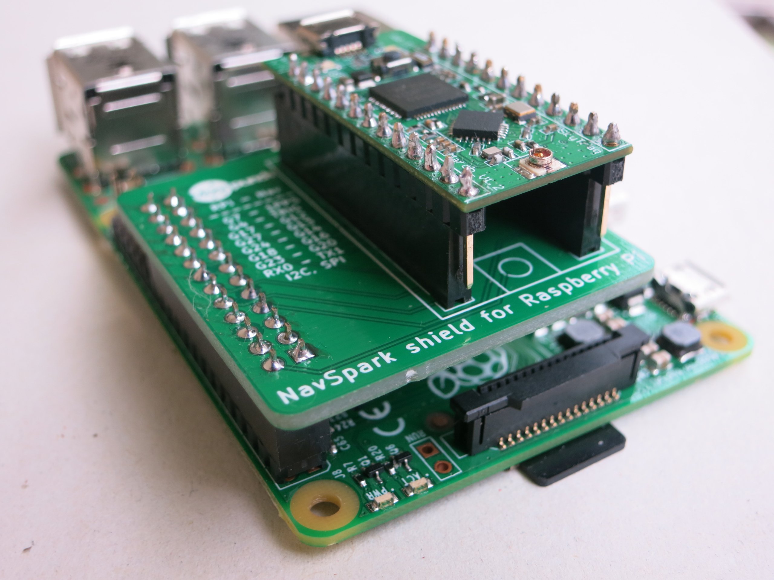 NavSpark Shield for Raspberry Pi from imrehg on Tindie