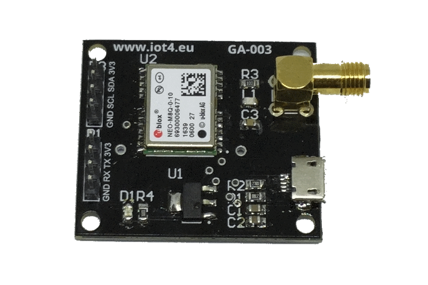 GA-003 NEO-M8 based GNSS receiver dev board from jrobi772 on Tindie