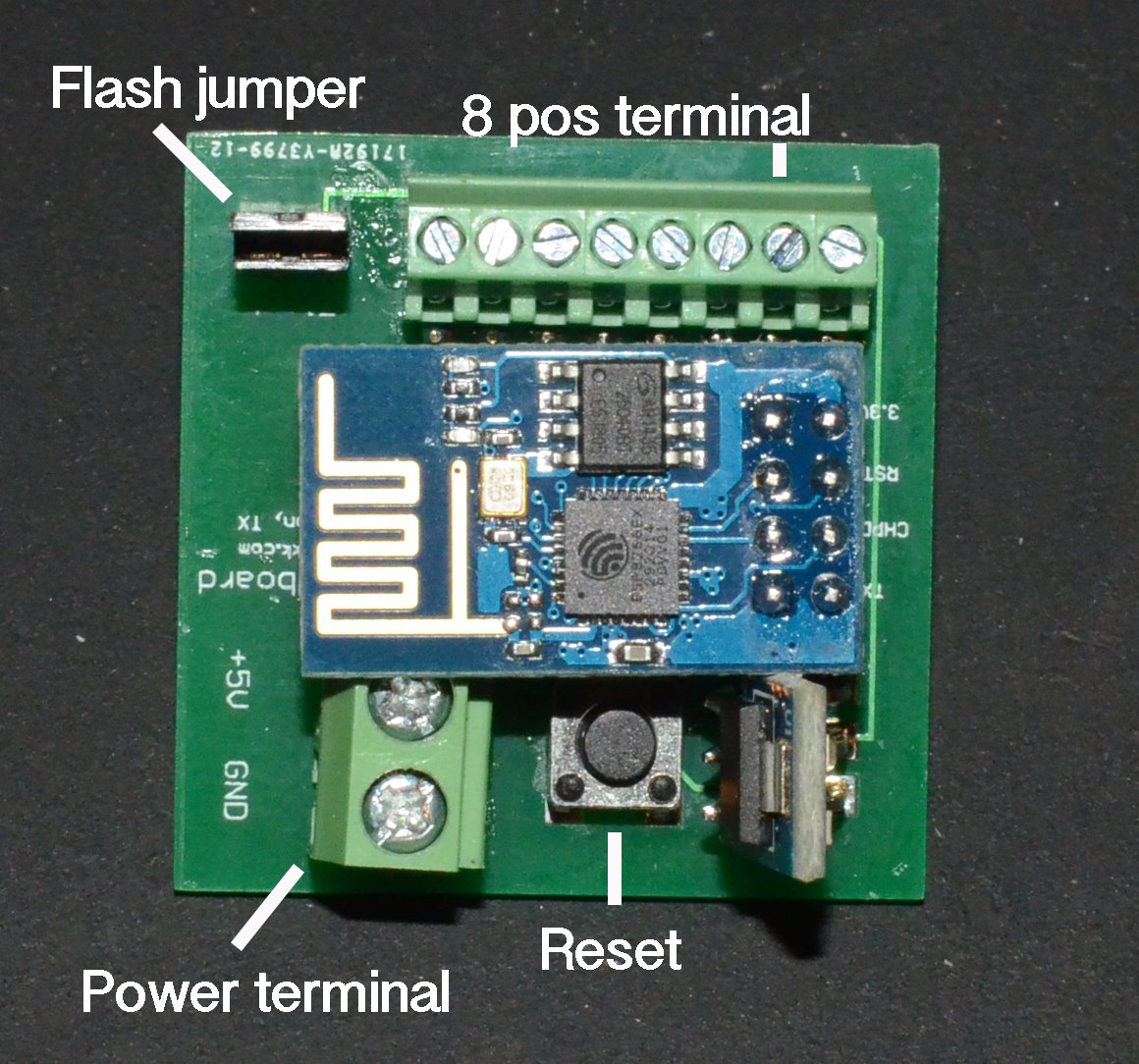 Esp8266 Breadboard Adaptor With Reset And Flash From Hbouzas On Tindie