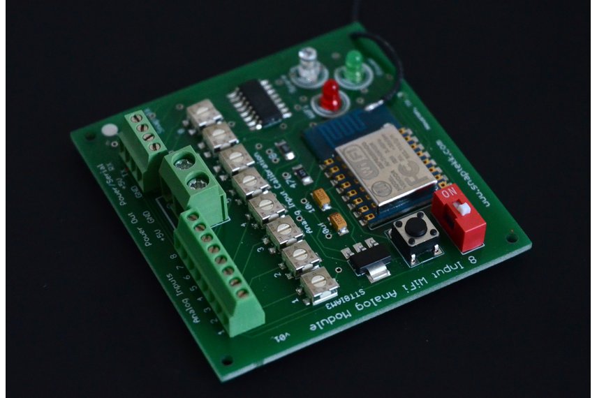 8 Channel Analog WiFi Module from hbouzas on Tindie