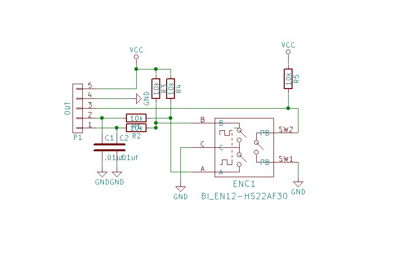 Mountable rotary encoder breakout from 9monkeys on Tindie