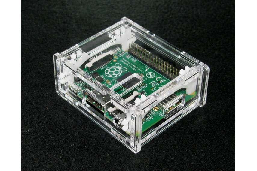 Clear Raspberry Pi A+ Case from built-to-spec on Tindie