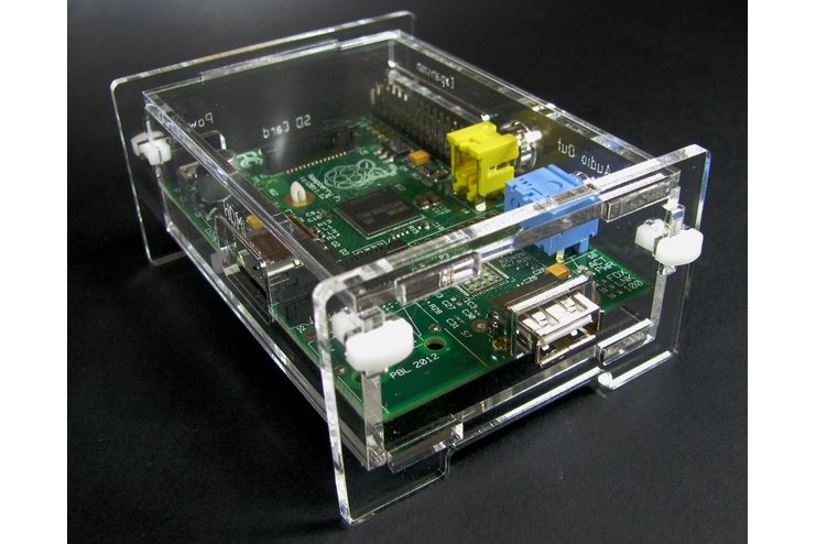 Clear Raspberry Pi Case from built-to-spec on Tindie