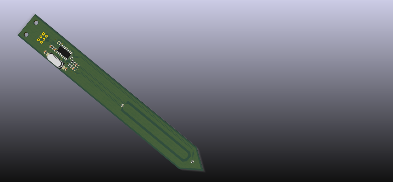 I2C Soil moisture sensor from miceuz on Tindie
