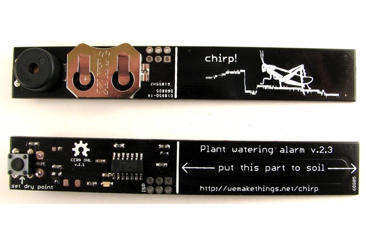 Chirp! - plant watering alarm from miceuz on Tindie