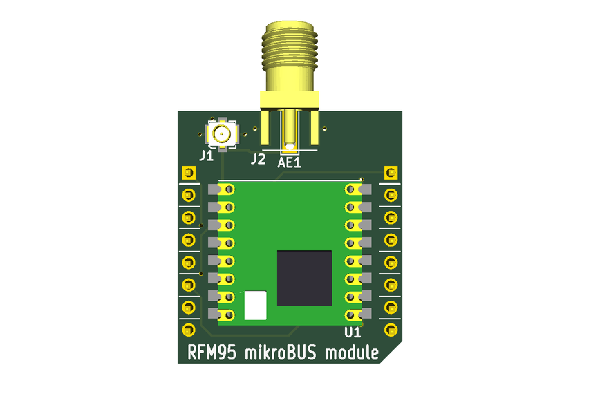 RFM95 LoRa mikroBUS Module from CascoLogix on Tindie