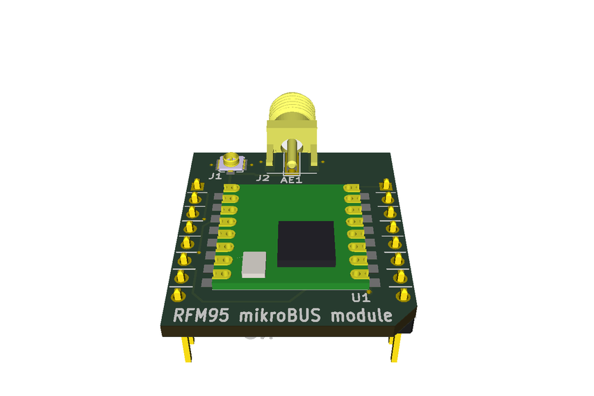 RFM95 LoRa mikroBUS Module from CascoLogix on Tindie