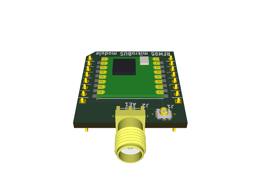RFM95 LoRa mikroBUS Module from CascoLogix on Tindie