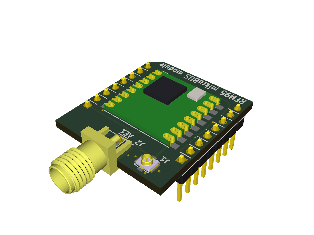 RFM95 LoRa mikroBUS Module from CascoLogix on Tindie