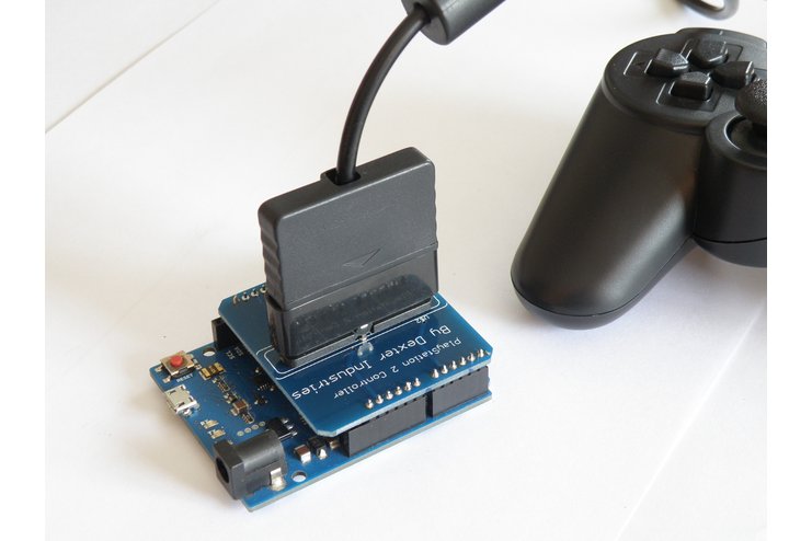 Arduino Playstation DualShock Shield from DexterIndustries on Tindie