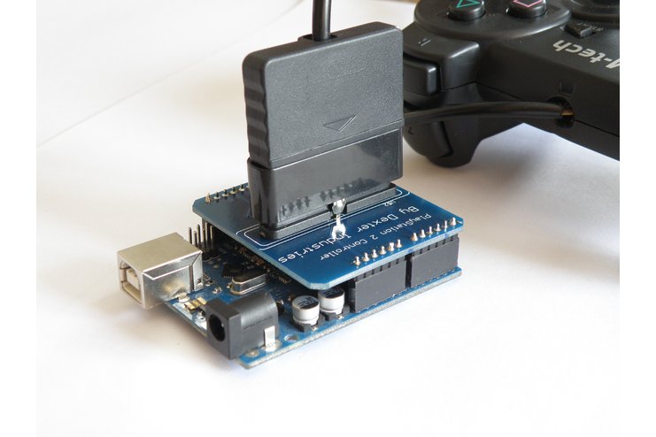 Arduino Playstation DualShock Shield from DexterIndustries on Tindie