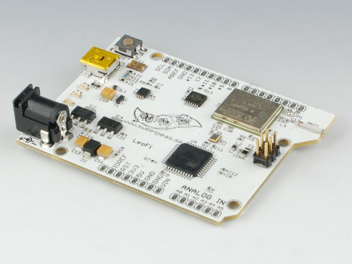 Sweetpea Leofi A Wifi Enabled Arduino Leonardo Compatible Board From Sweetpeas On Tindie