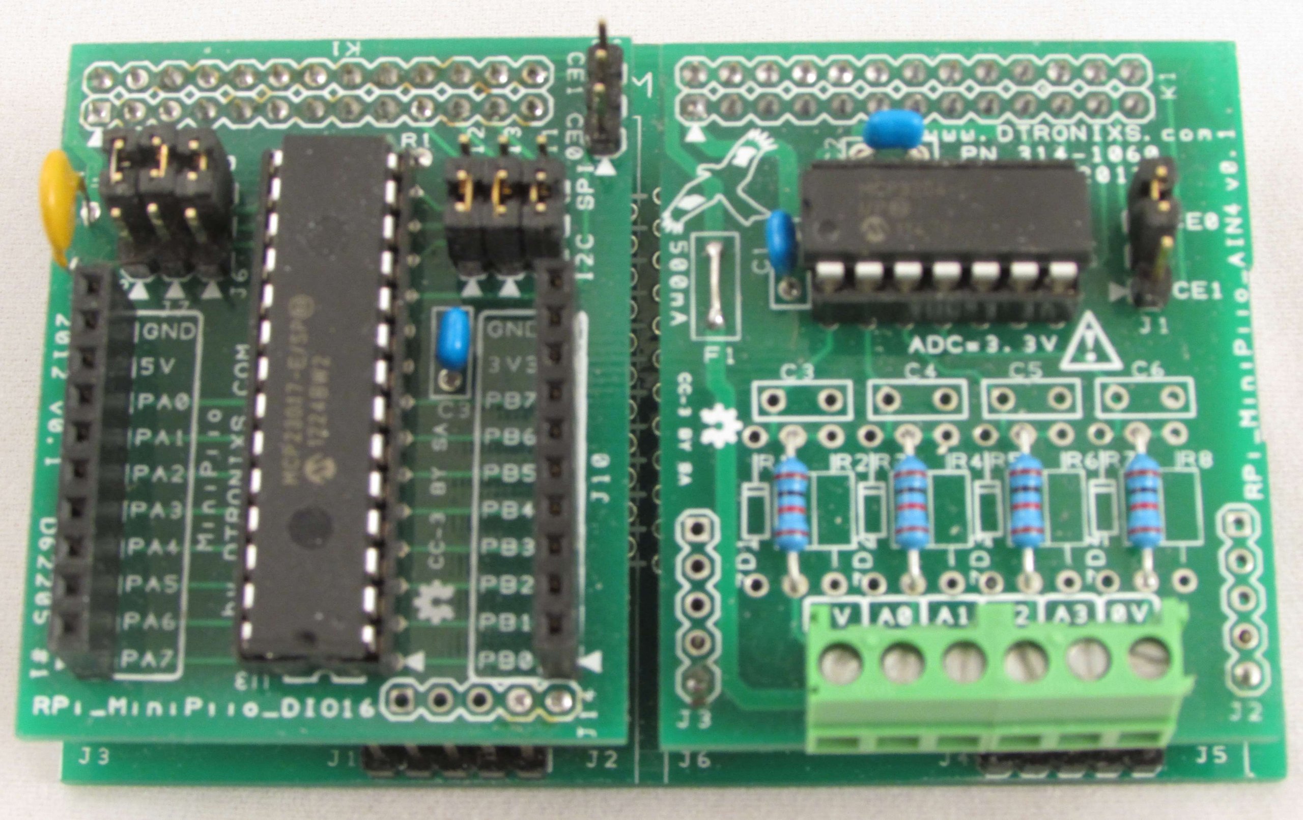 Raspberry PIIO - Expander2 add-on board - PCB Only from DTronixs on Tindie