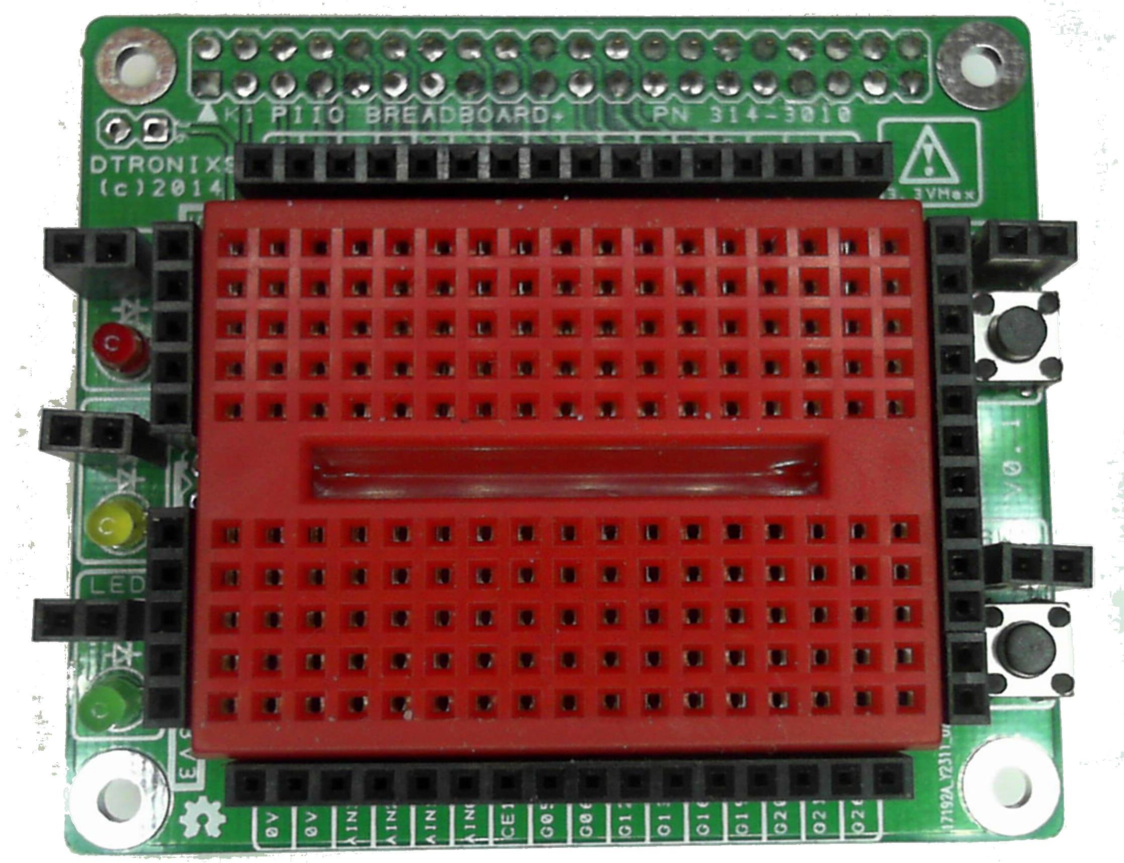 Raspberry PIIO - Breadboard+ add-on board from DTronixs on Tindie