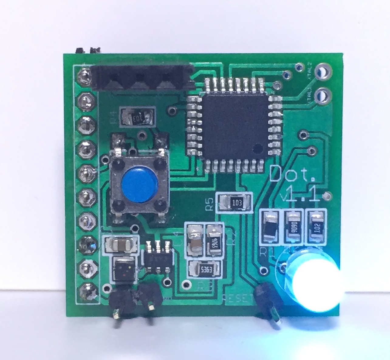 IoT Button and LED [Dot] - Bluetooth 4.0 from IoTaLabs on Tindie
