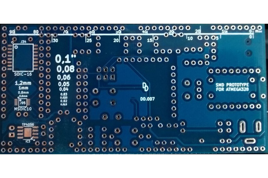 SMD Prototype PCB ATMEGA328 Atmel TQFP32 Arduino from JSaturnus on Tindie